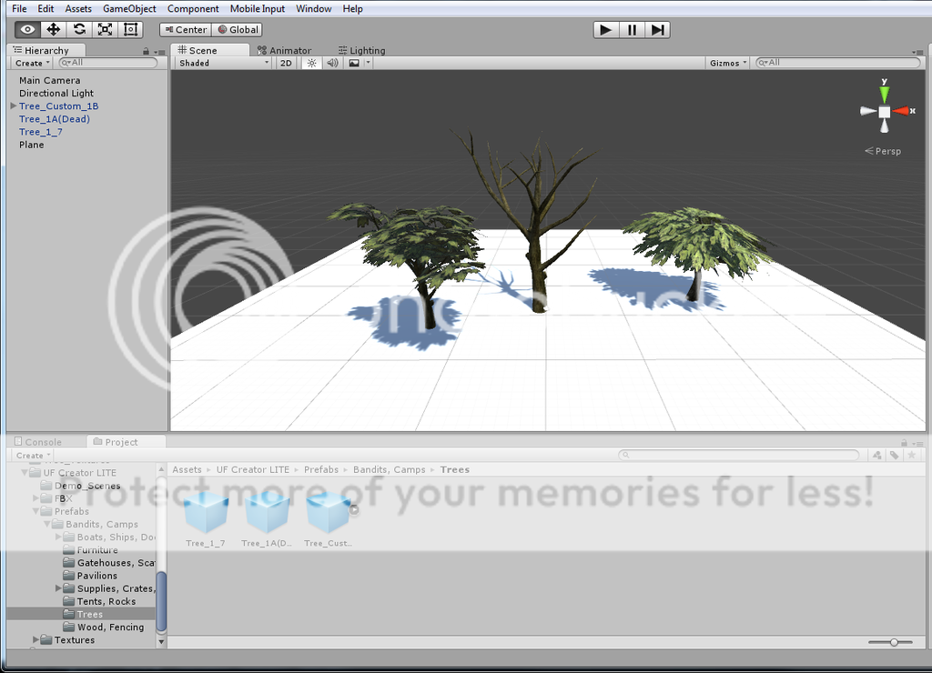 unity - the tree couldn't be instanced because the prefab contains no ...