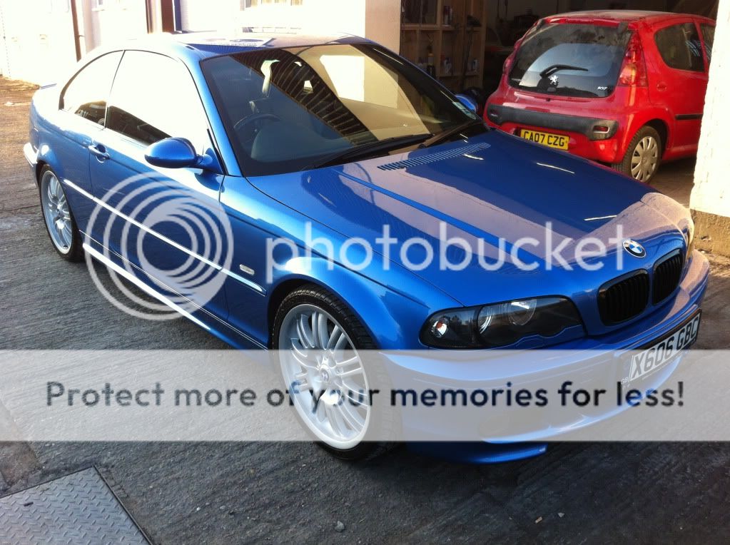 BMW E46 Coupe colour change Black to Estoril Blue | Detailing World Forum